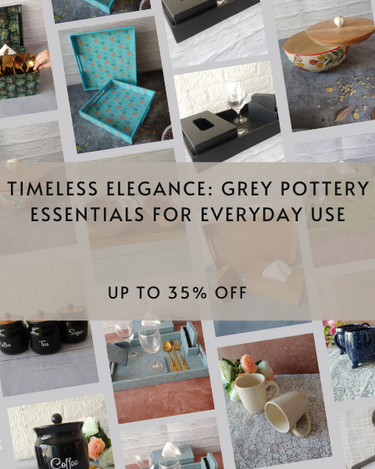 Grey Pottery Built with Love and Clay